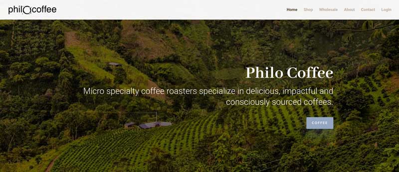 Philo Coffee Co. is a micro specialty coffee roaster